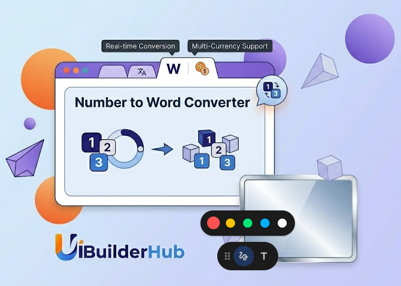 Free Number to Word Converter – Fast & Multilingual | uibuilderhub